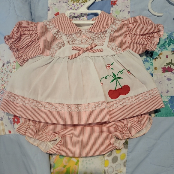 cradle togs | Matching Sets | Vintage Cradle Togs Dress And Bloomer Set | Poshmark